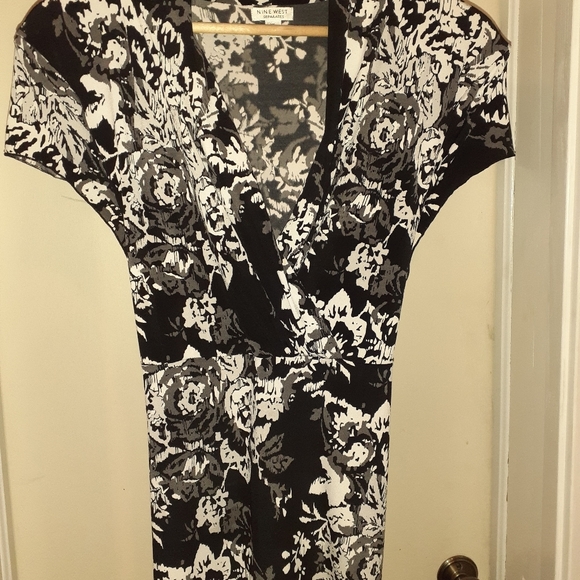 Nine West | Tops | Womens Nine West Wrap Short Sleeve Blouse | Poshmark